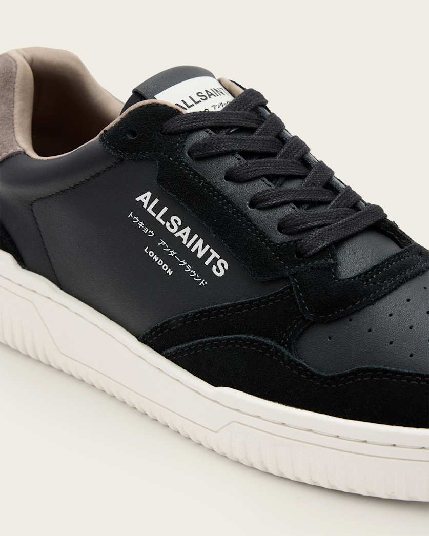 Regan Low Top Trainers Black/Grey | ALLSAINTS Canada